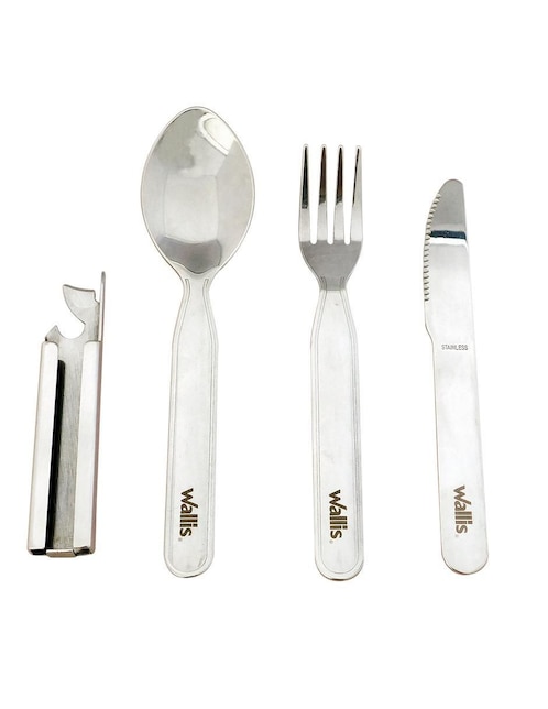 Set cubiertos Wallis de acero inoxidable 4 piezas 1