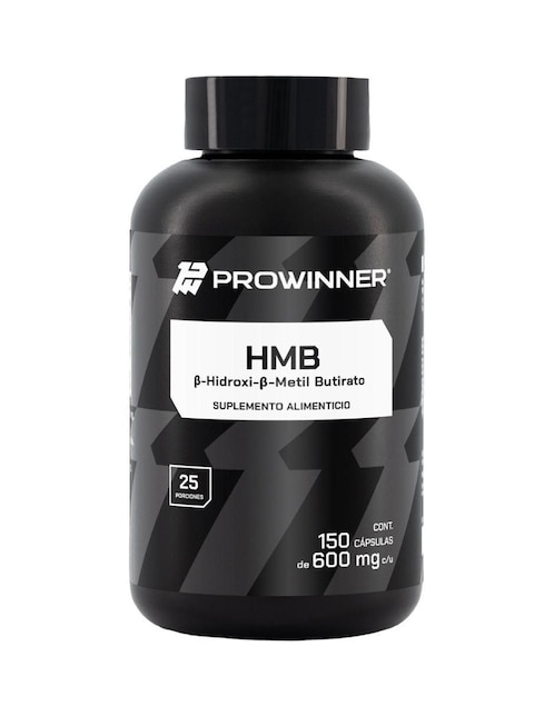 Suplemento HMB (Hidroxil Metil Butirato) Prowinner de 150 cápsulas 1