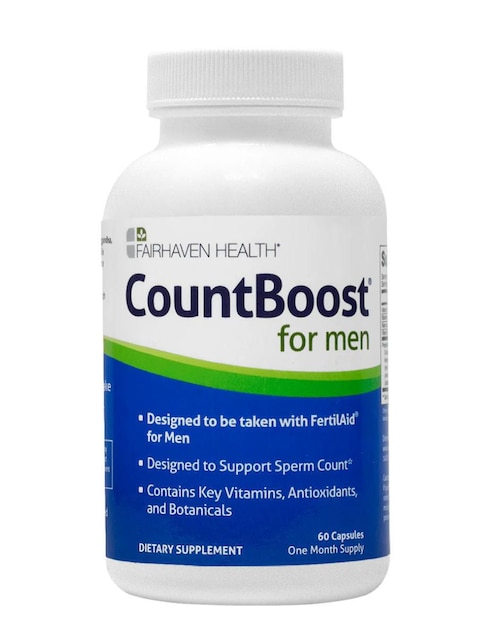 Countboost For Men Fertilidad Fairhaven Health con multivitaminico ...
