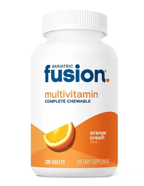 Multivitamin Complete Chewable Bariatric Fusion sabor naranja de 120 ...