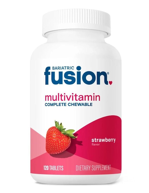 Multivitamin Complete Chewable Bariatric Fusion sabor fresa de 120 ...