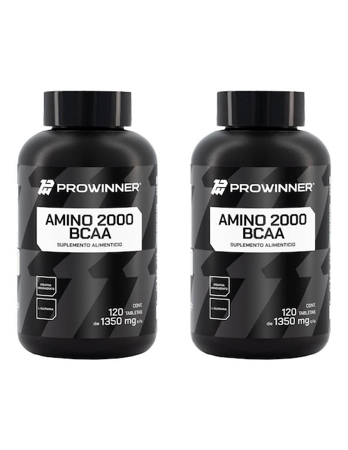 Set de suplementos alimenticios de Amino 2000 BCAA Prowinner 1