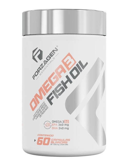 Omega 3 Forzagen Fish Oil Forzagen de 60 cápsulas 1