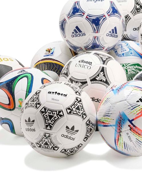 Set balones FIFA World Cup Histórico Balón League para fútbol adulto 4