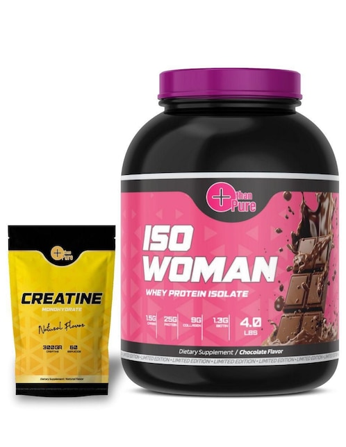 Kit de suplementos alimenticios Proteina ISO Woman + Creatine Fit ...