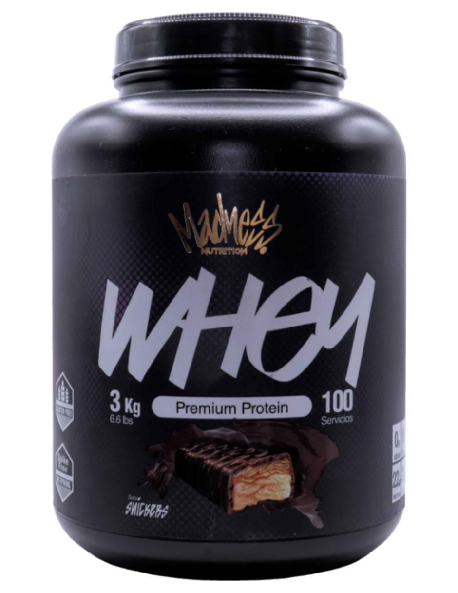 Proteína whey madness suplemento deportivo premium snickers Madness ...